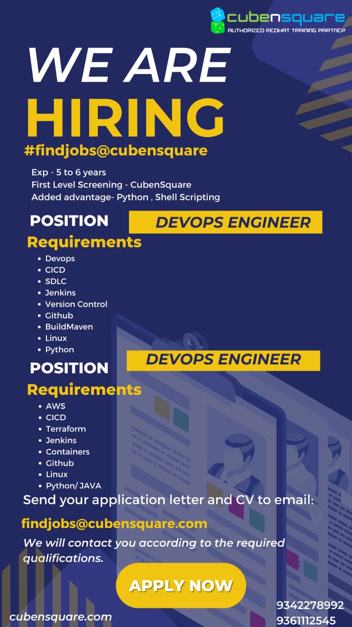 Jobs - Cube N Square